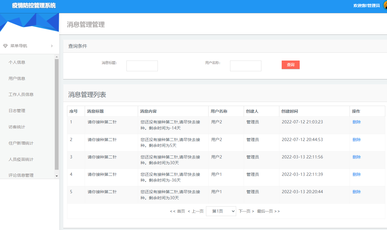 GitHub - huaaweiCode/SSM-based-epidemic-prevention-and-control-management-system-2: 基于SSM的疫情防控管理 ...