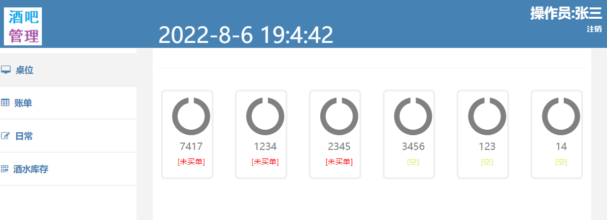 Github Huaaweicodebar Management System Based On Ssm 基于ssm的酒吧管理系统中