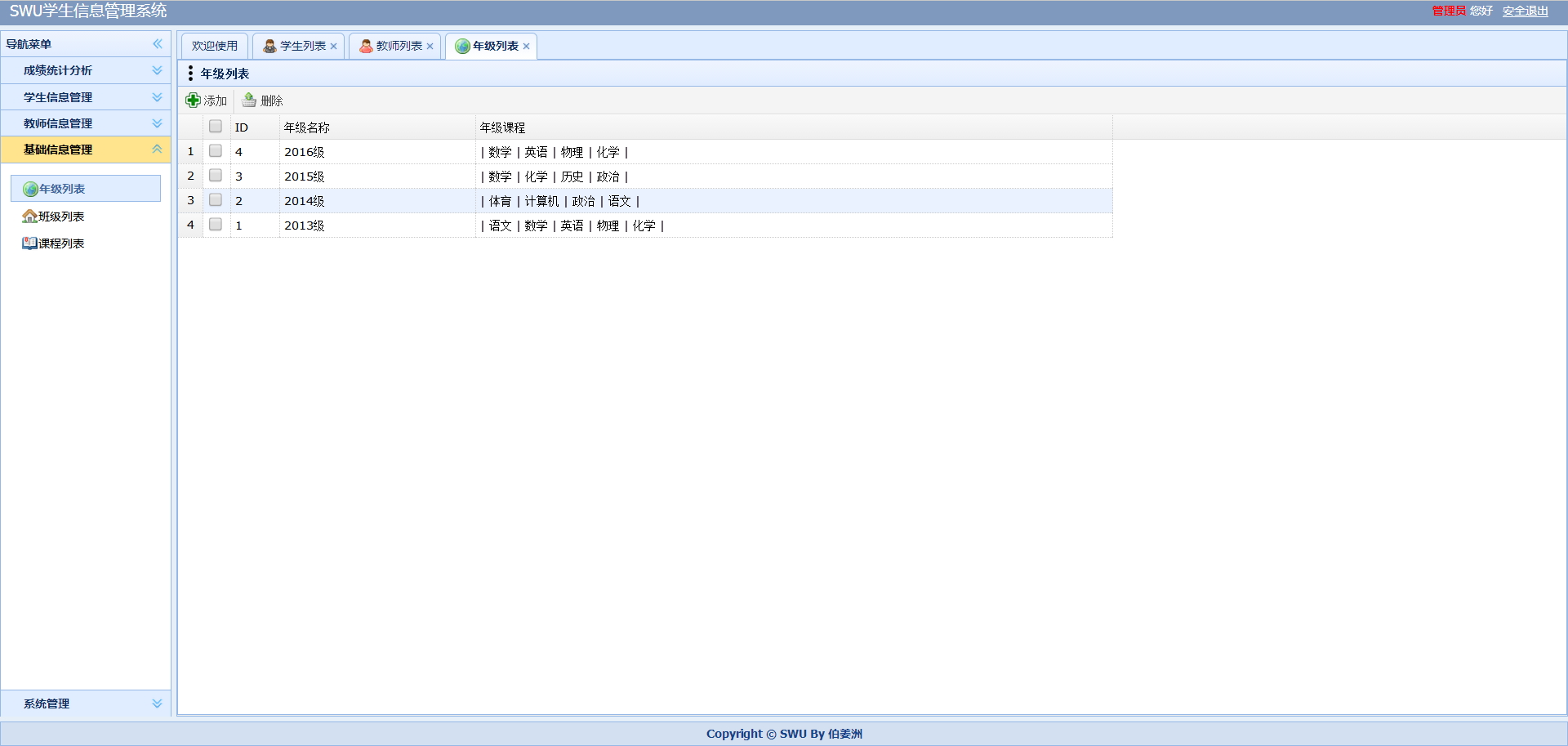 GitHub - huaaweiCode/Student-achievement-management-system-4: 学生成绩管理系统4拥有三种角色 管理员：班级管理、学生管理、教师管理 ...
