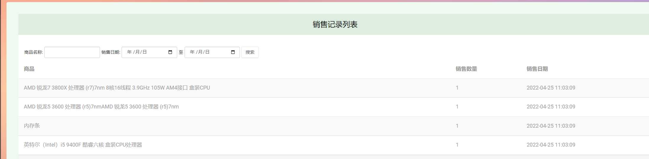 Github Huaaweicodehardware Sales Management System Based On Ssh 11